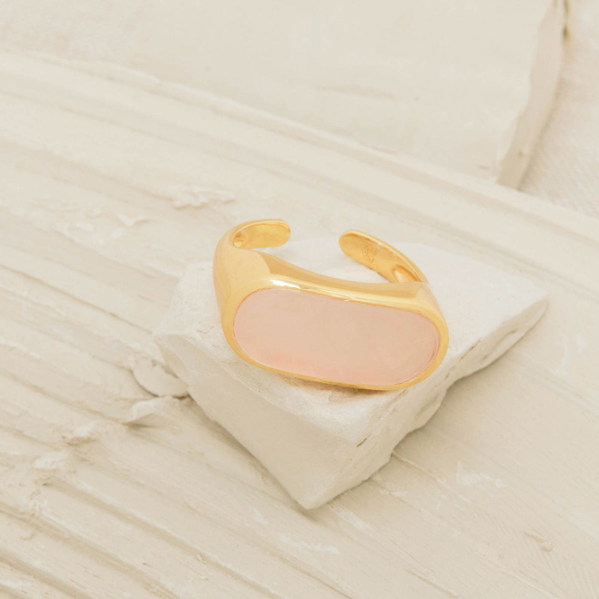 Bague Poema Quartz Rose - Feeka